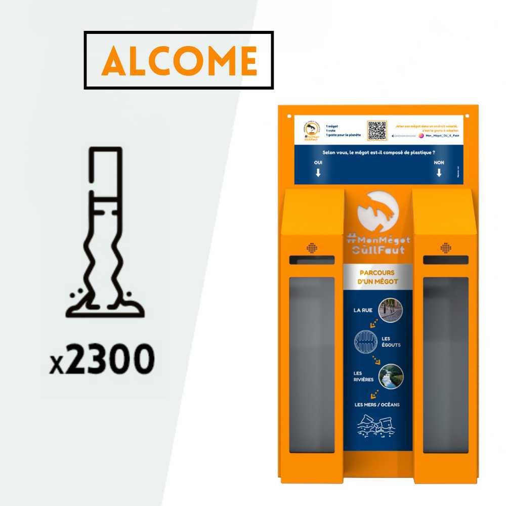 Cendrier de vote pour les collectivités - 100% financé - Alcome 🚬
